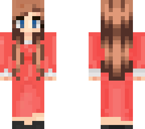 EDITED DRESS ANGELICA SKIN | Minecraft Skin