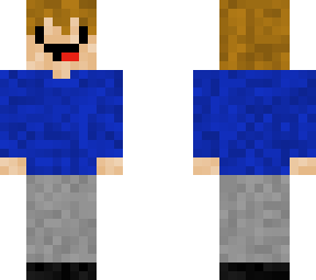 Grian with blue shirt. | Minecraft Skin