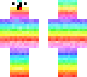 rainbow baby derp | Minecraft Skin