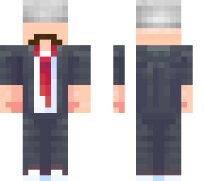 schlatt (as seen in human fall flat) | Minecraft Skin