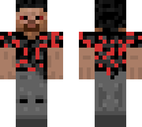 Steve Fire Boy | Minecraft Skin