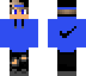 Blue Nike Boy | Minecraft Skins