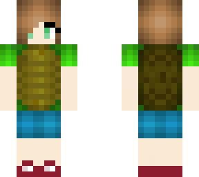 Gaming Turtle Girl | Minecraft Skin