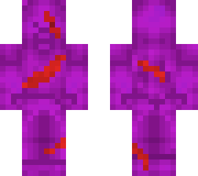 Purple Steve - HURT | Minecraft Skin