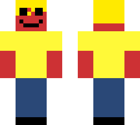 Red Noob Kid | Minecraft Skin