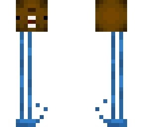 Spifey water falling skin white bg | Minecraft Skin