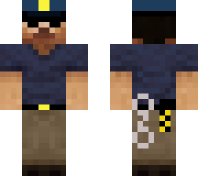 Security Guard Steve Minecraft Skins