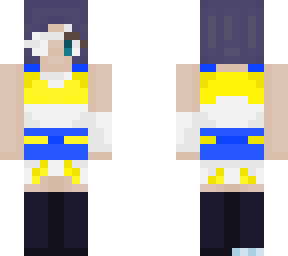 Cheerleader Rikka Takanashi | Minecraft Skin