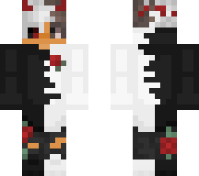 Corrupted anime boy | Minecraft Skin