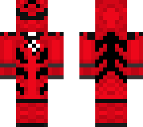 Jungle Fury Red Ranger | Minecraft Skin