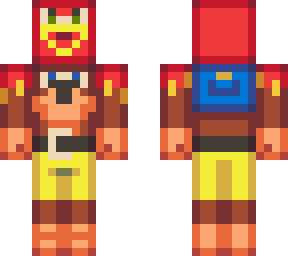 banjokazooie banjo n64 | Minecraft Skins
