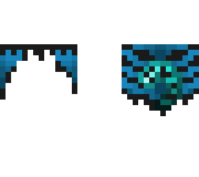 Blue tiger shawl base with tail | Minecraft Skin