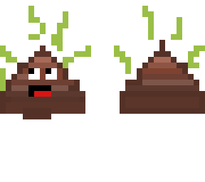 Pixel Art Poop (edited to perfection) | Minecraft Skin