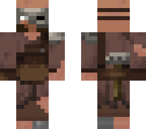 BlackSmith Villager Warrior | Minecraft Skin