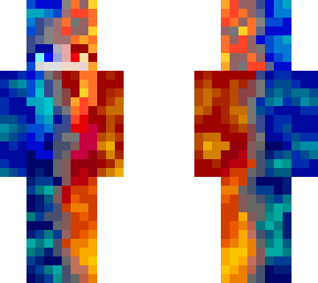 Fire and Water | Minecraft Skin