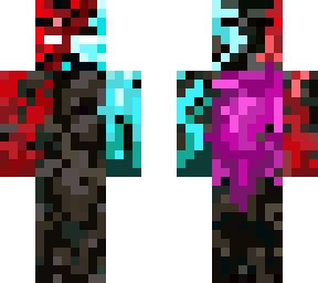 half fire half ice | Minecraft Skins