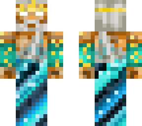 Poseidon skin | Minecraft Skin