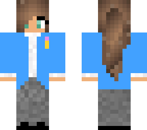 Blue School Teacher | Minecraft Skin