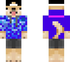 Blue Shirt Color Mix Doge for DogeSquadfurry | Minecraft Skin