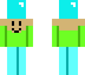 Boy Holding Diamond Block | Minecraft Skin