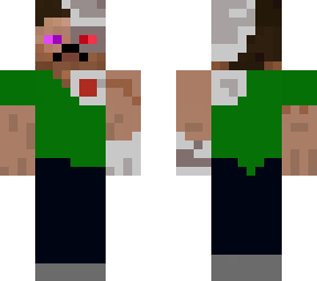 cyber steve mumbo mustache | Minecraft Skin