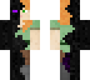 Enderman/ corrupted Alex | Minecraft Skin