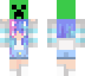Girl Holding Original Minecraft Youtube Profile Picture | Minecraft Skin