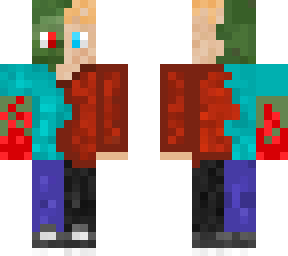 Half Zombie, Half Human | Minecraft Skin