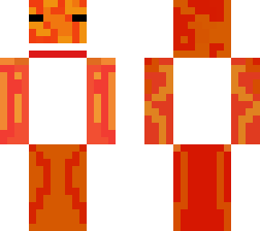 lava skeleton | Minecraft Skin