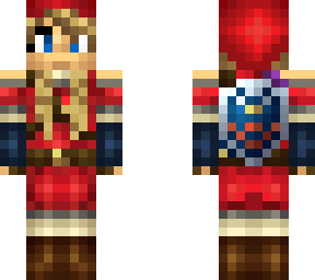 LoZ female red link | Minecraft Skin