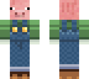 Plumber Pig | Minecraft Skin