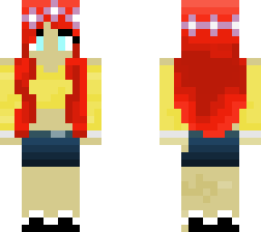 Pretty red head | Minecraft Skin