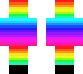 Rainbow Block | Minecraft Skin