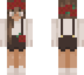 rose girl | Minecraft Skin