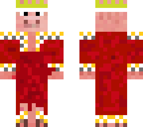 cerdo de rey | Minecraft Skins