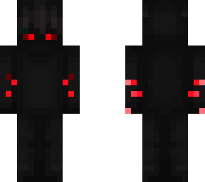 Dark Boy with red eyes | Minecraft Skin