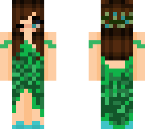 element earth girl | Minecraft Skin