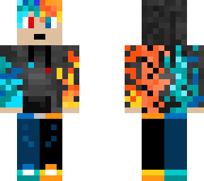 Fire and Water | Minecraft Skin