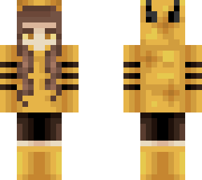 Minecraft Bee Hoodie Girl | Minecraft Skin