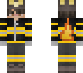 Skin Vigili del Fuoco anti-incendio Maschio | Minecraft Skin
