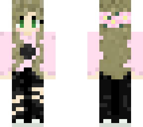 Zero Deaths Sweater Girl | Minecraft Skin