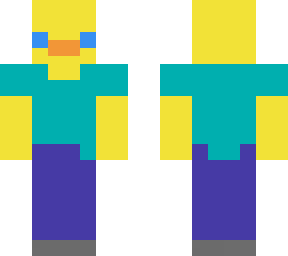 8-bit duck steve | Minecraft Skin