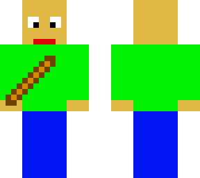 BALDI with his ruler | Minecraft Skin