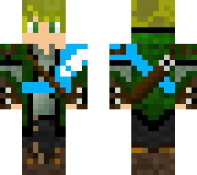 Forestwalker with blue sharp | Minecraft Skin