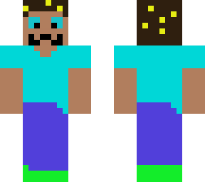 steve with mustache | Minecraft Skins