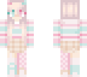 girl pastel pink | Minecraft Skins