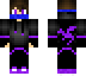 the purpule dragon warrier | Minecraft Skin