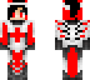 crimson black healer | Minecraft Skin