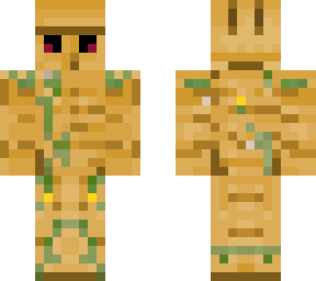 gold golem | Minecraft Skin