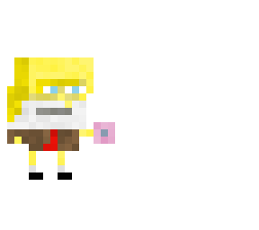 Spongebob logo Skin | Minecraft Skin